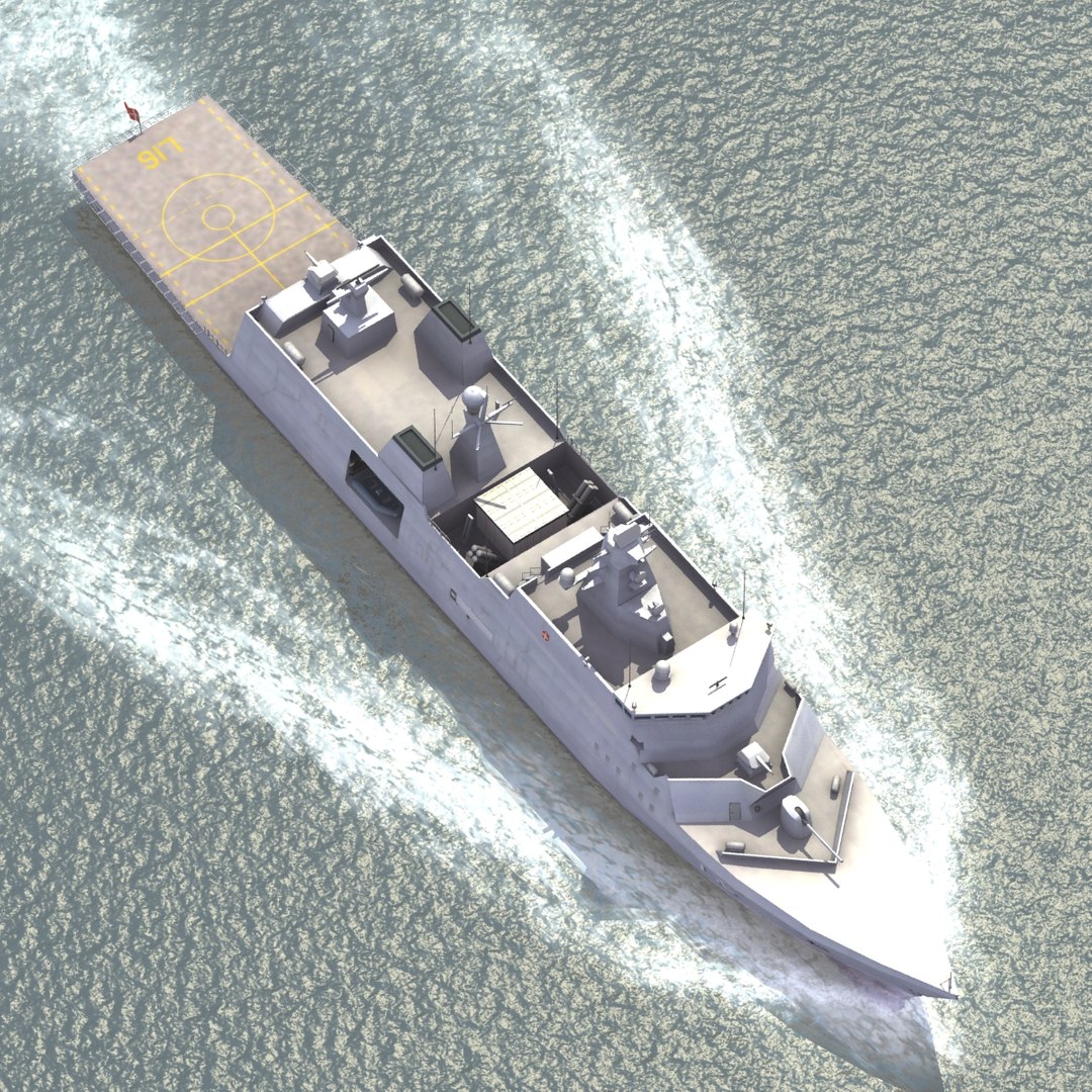L16 Absalon Support Ship 3d Model