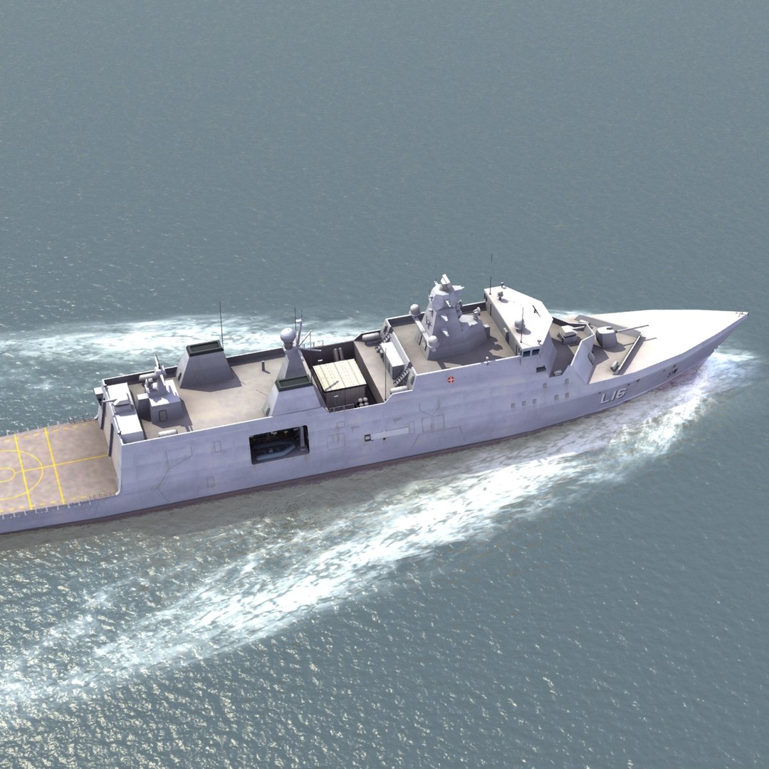L16 Absalon Support Ship 3d Model