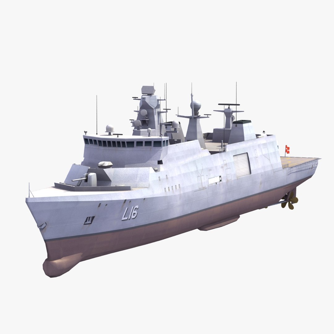 L16 Absalon Support Ship 3d Model