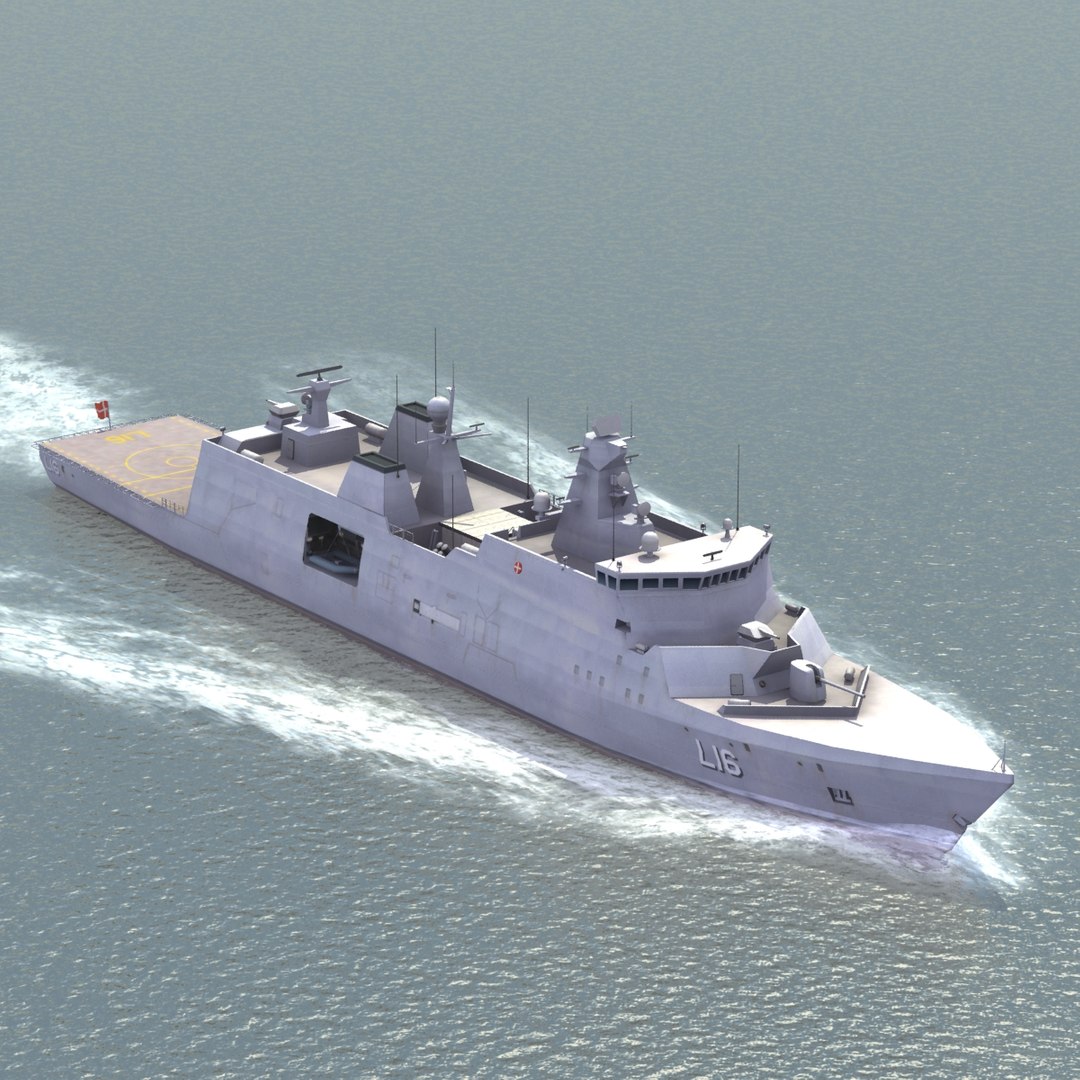 L16 Absalon Support Ship 3d Model
