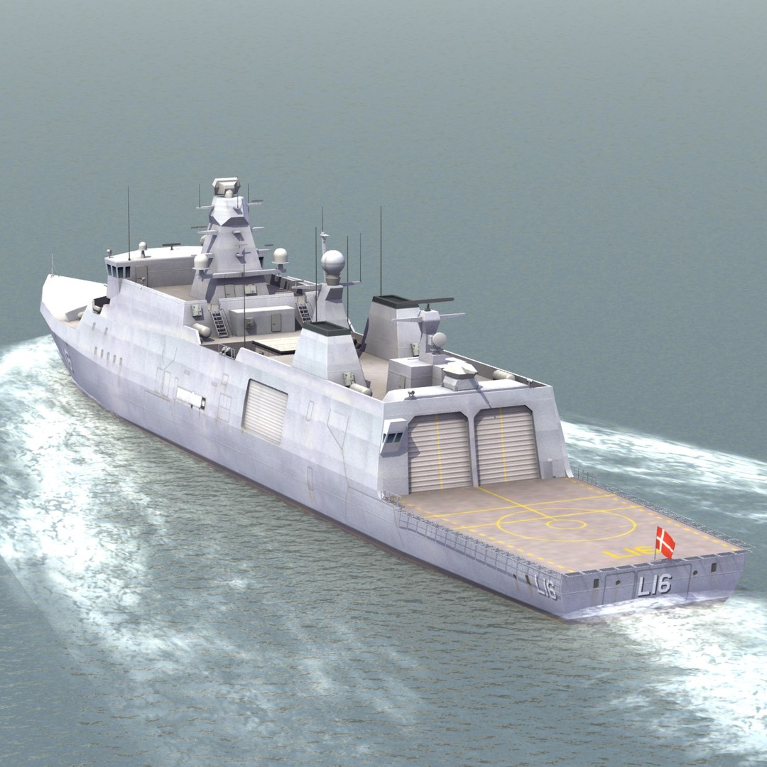 L16 Absalon Support Ship 3d Model