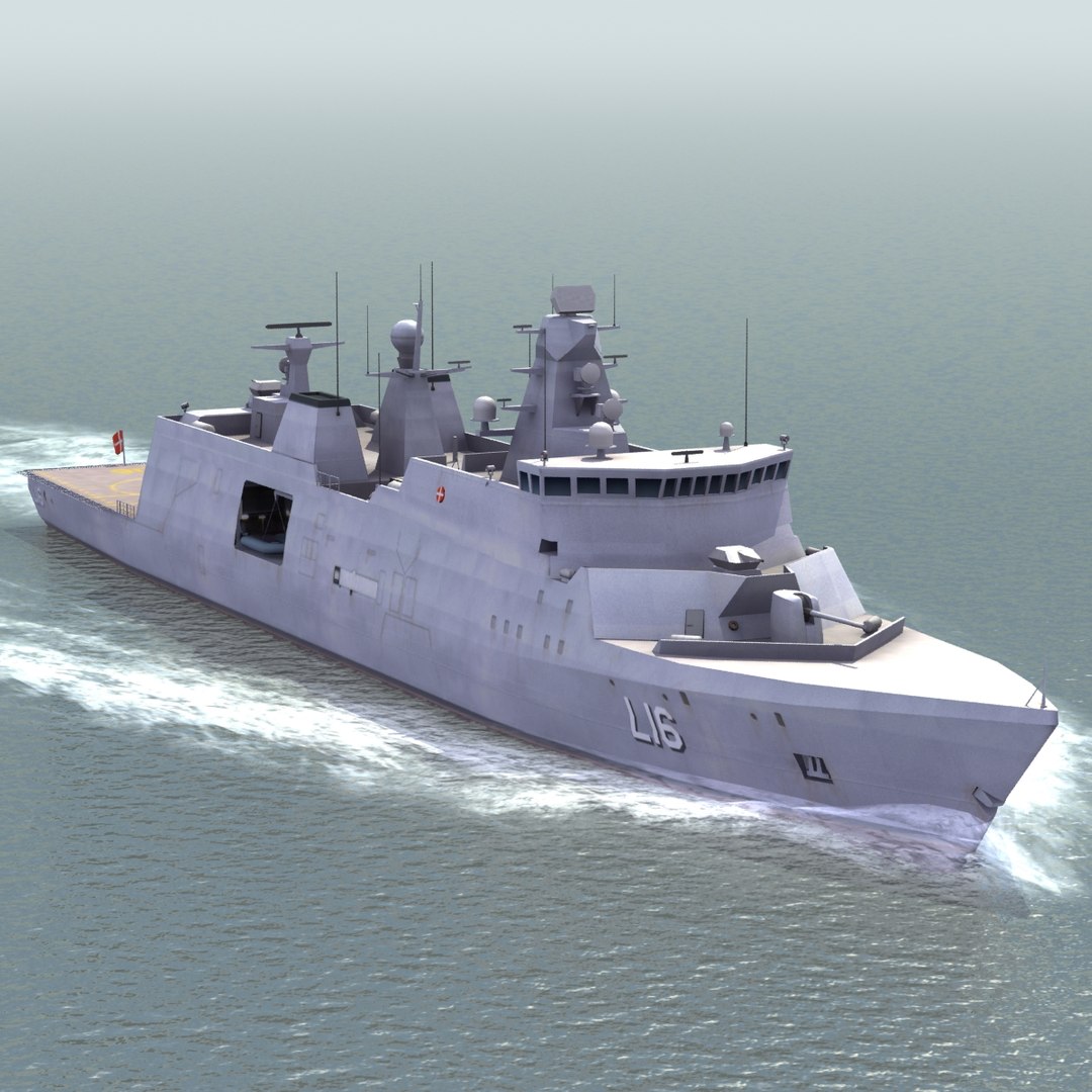 L16 Absalon Support Ship 3d Model