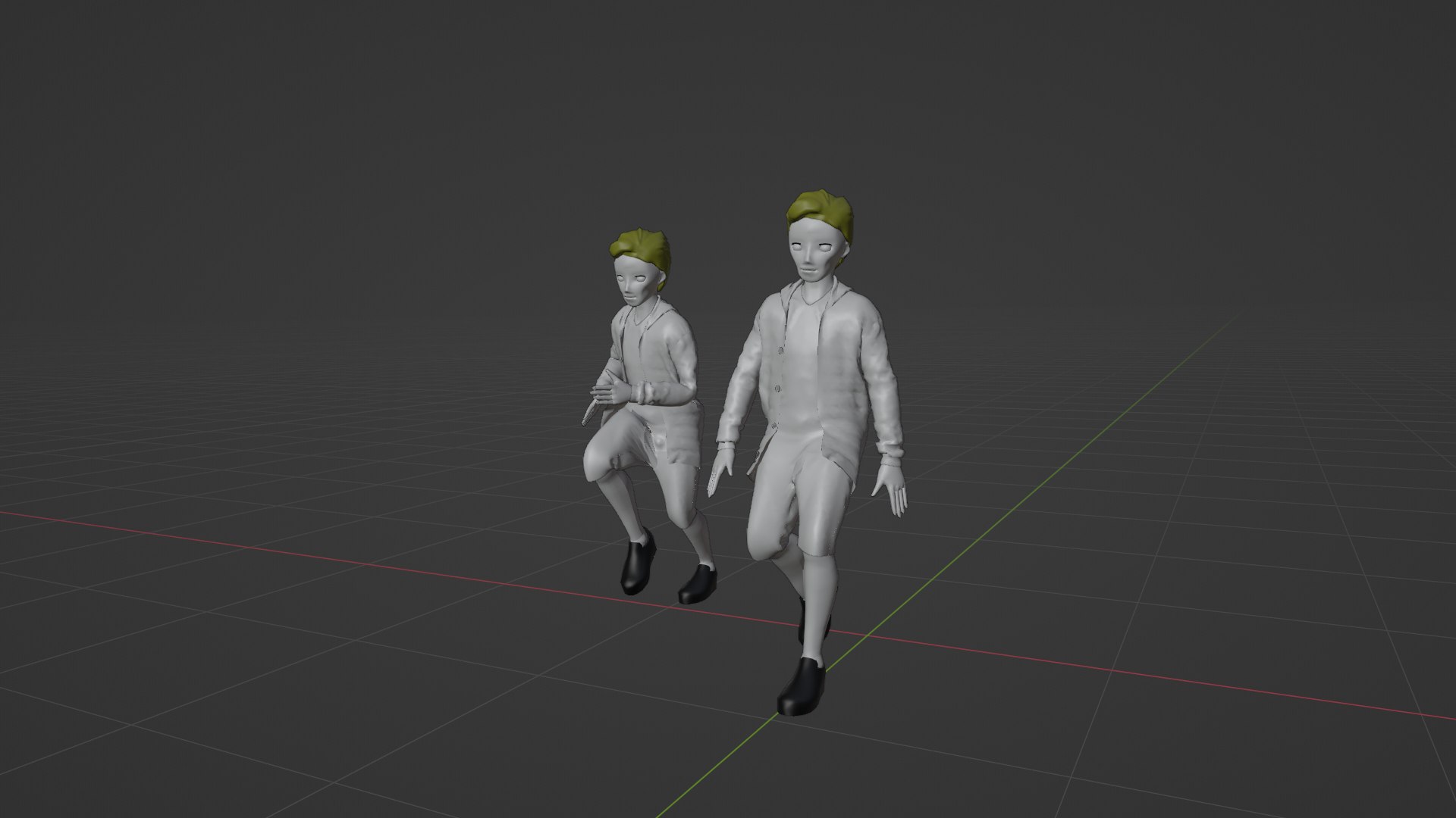 Cartoon Character Walking And Running Animation 3D Model - TurboSquid ...