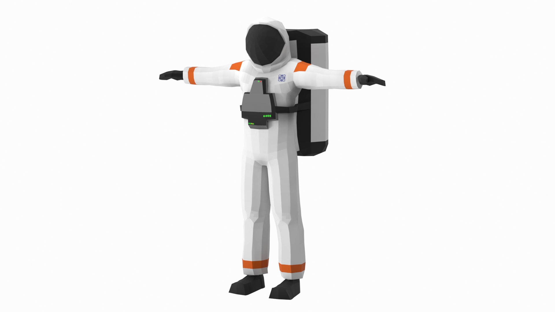 Astronaut Low Poly Rigged 3D model - TurboSquid 2183819