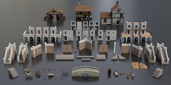 Town 3D Models for Download | TurboSquid