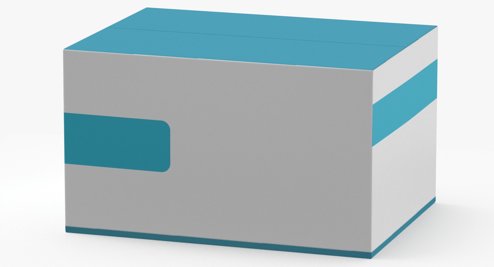 Boxed Toaster Oven Device Blank and Generic Label model - TurboSquid ...