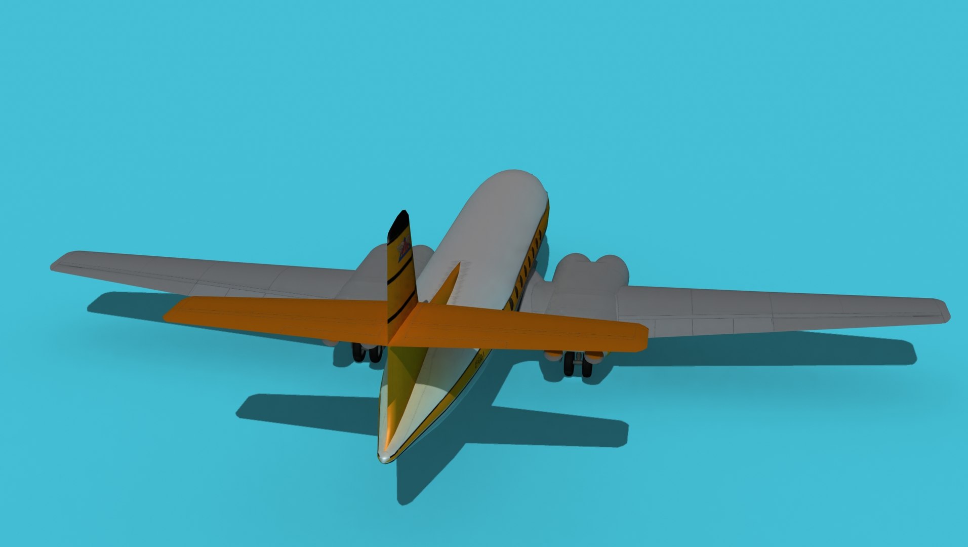 3D Avro Canada C-102 Jetliner V01 Model - TurboSquid 1912385