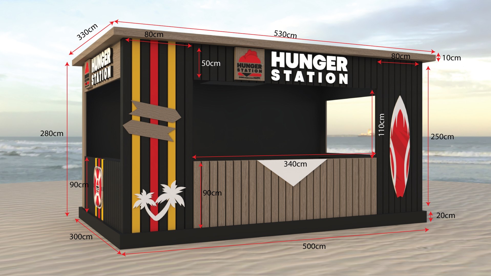 Food Truck Container Shop 02 3D Model - TurboSquid 2245718