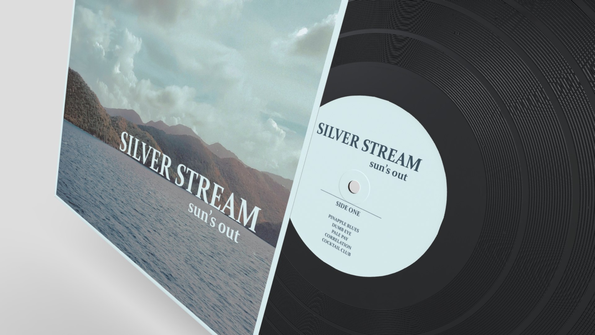 12 Inch Vinal Record Silver Stream 3D Model - TurboSquid 2178982