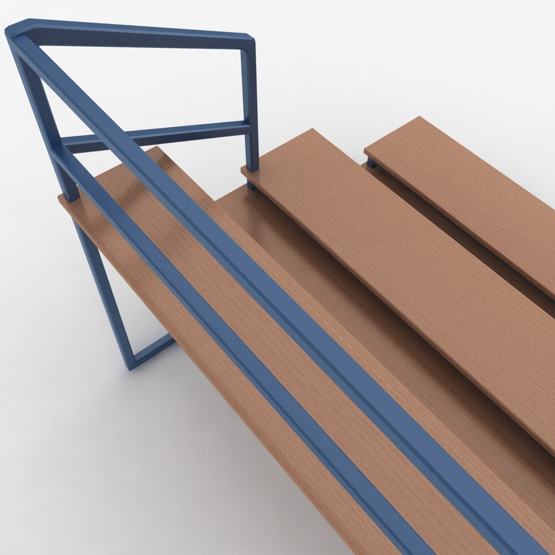 3d Substitutes Bench Model