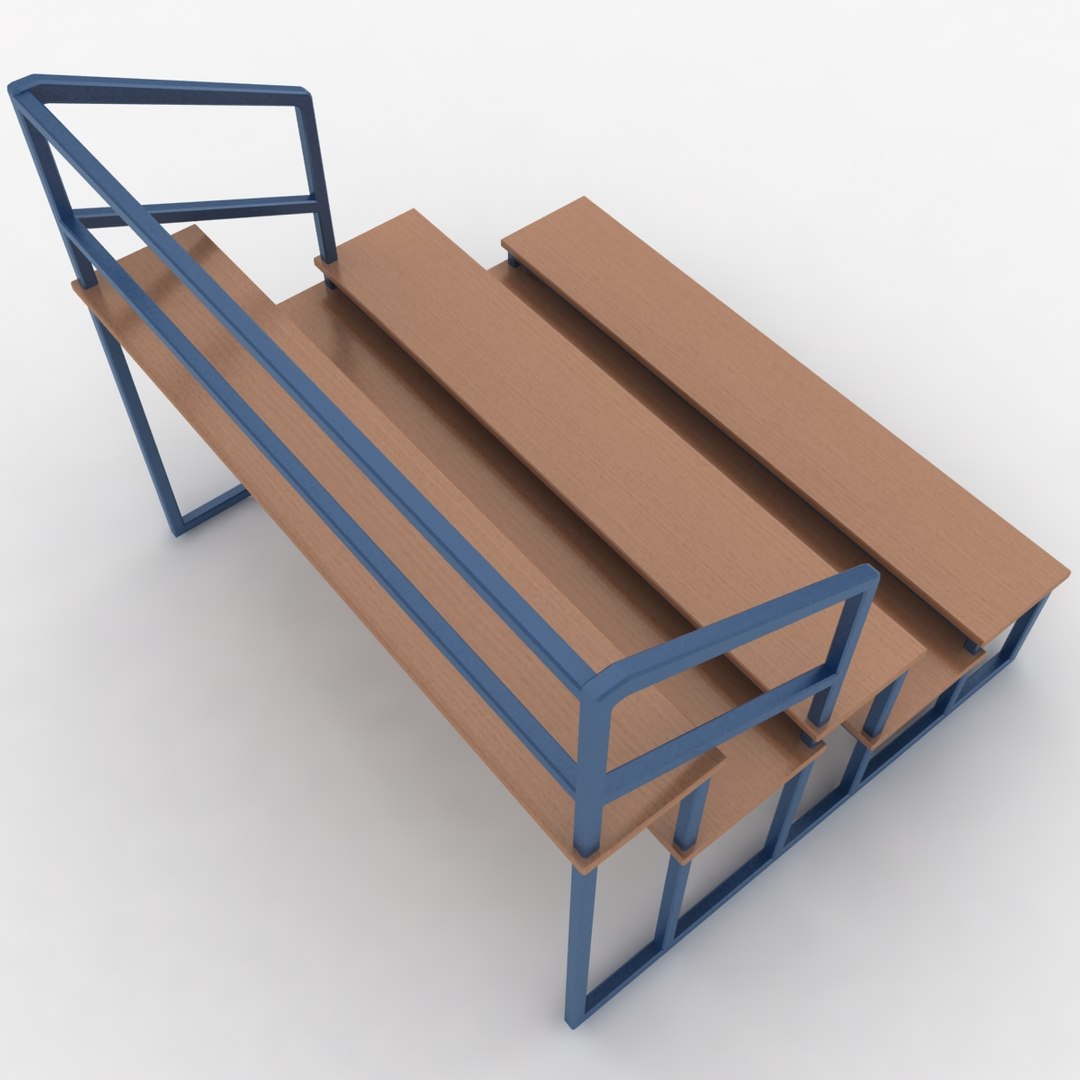 3d Substitutes Bench Model