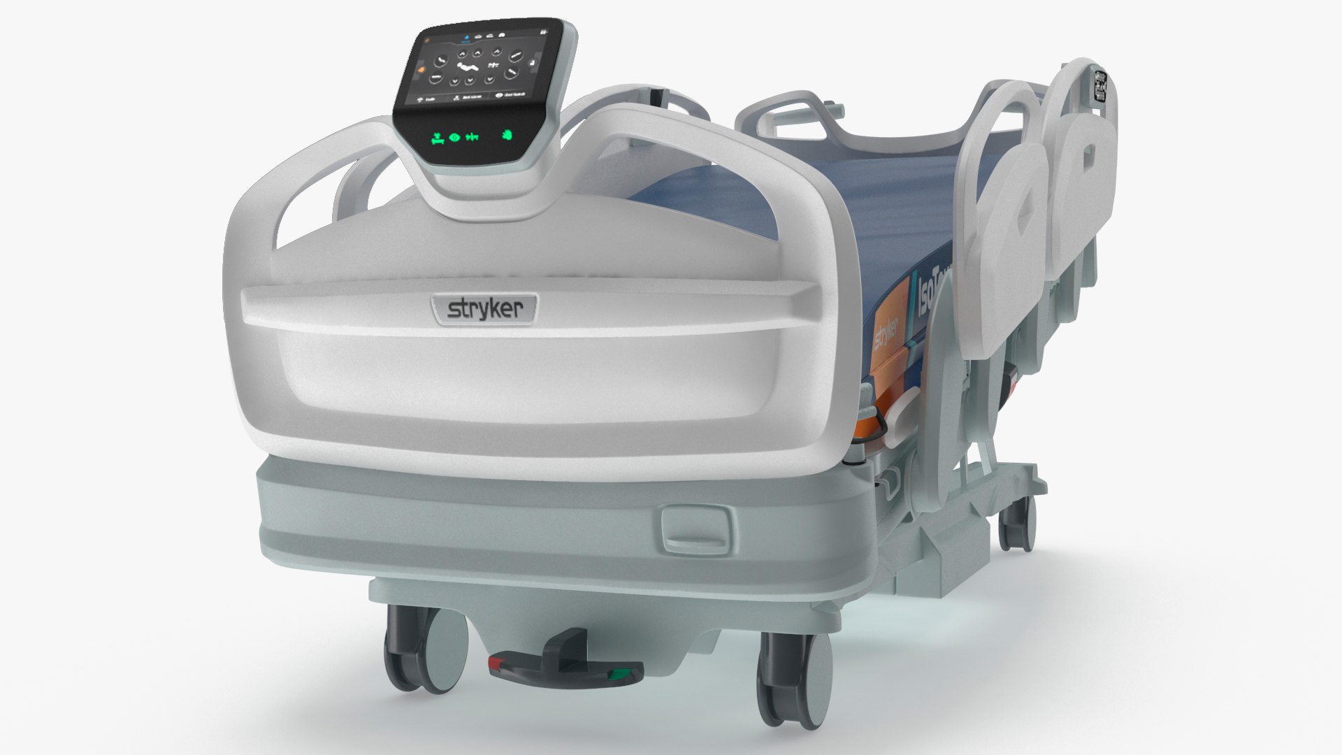Smart Medical Bed Stryker Trendelenburg Position 3D model - TurboSquid ...