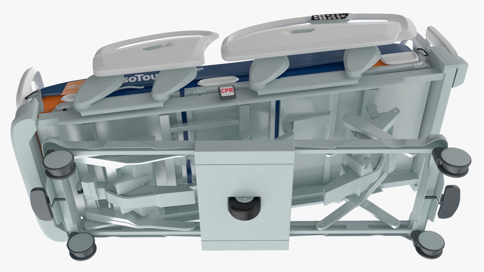 Smart Medical Bed Stryker Trendelenburg Position 3D model - TurboSquid ...