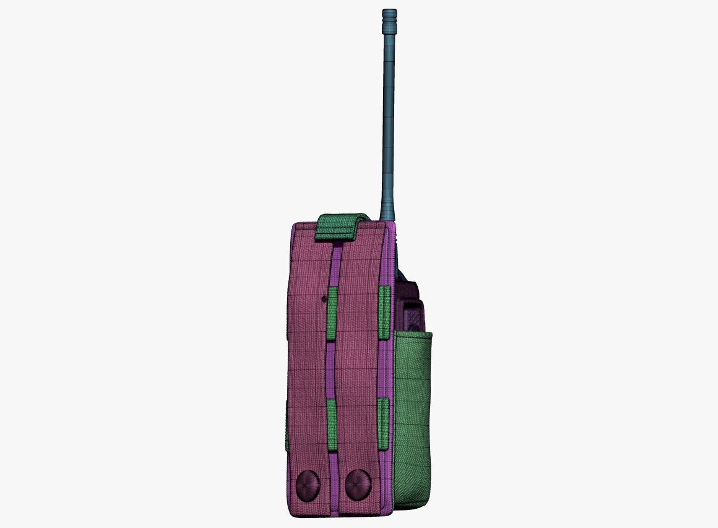 radio pouch 3d model