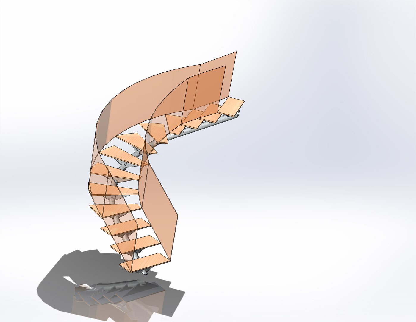 Spiral Stairs 3D Model - TurboSquid 1974744