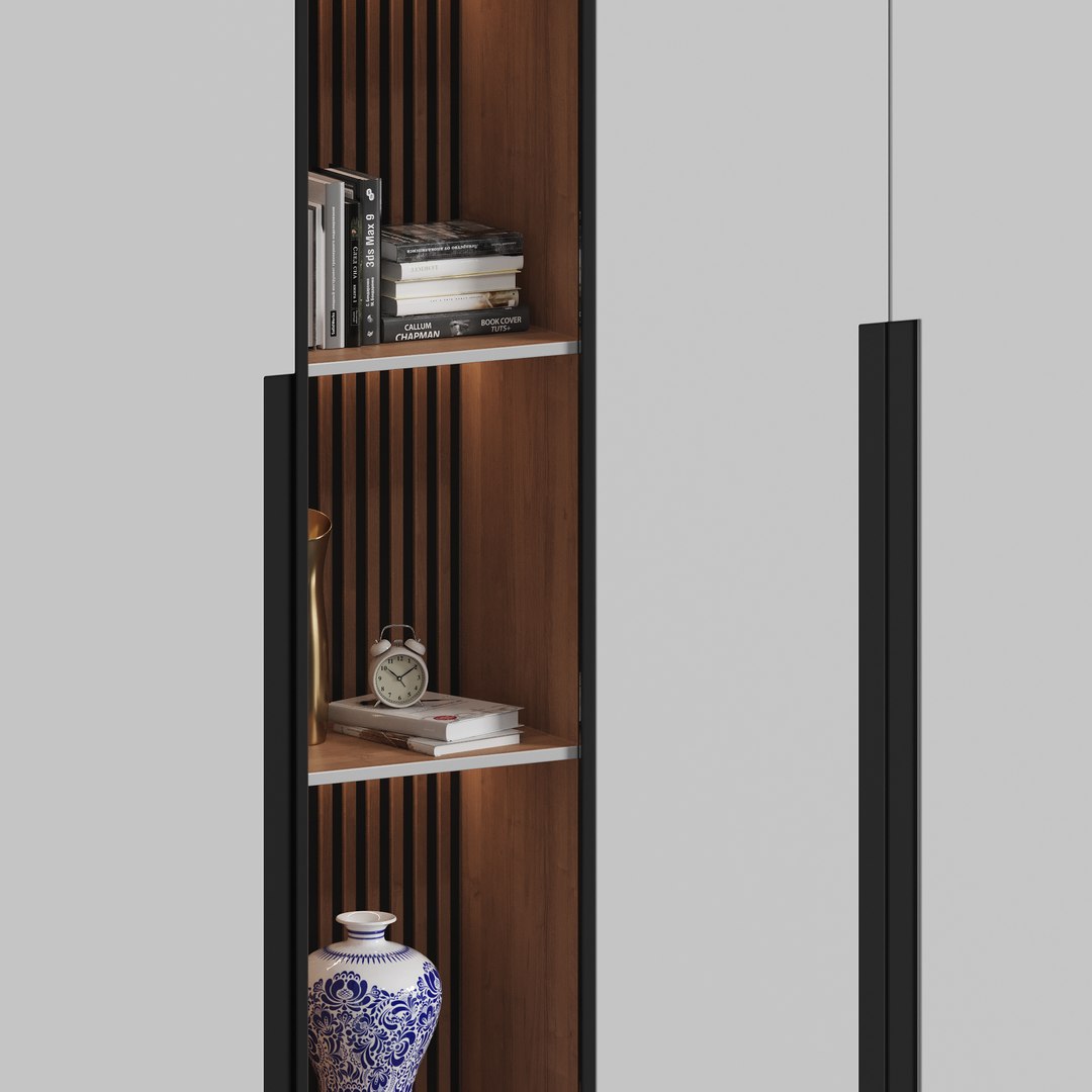 Wardrobe With Decor 2 3D Model - TurboSquid 1782705