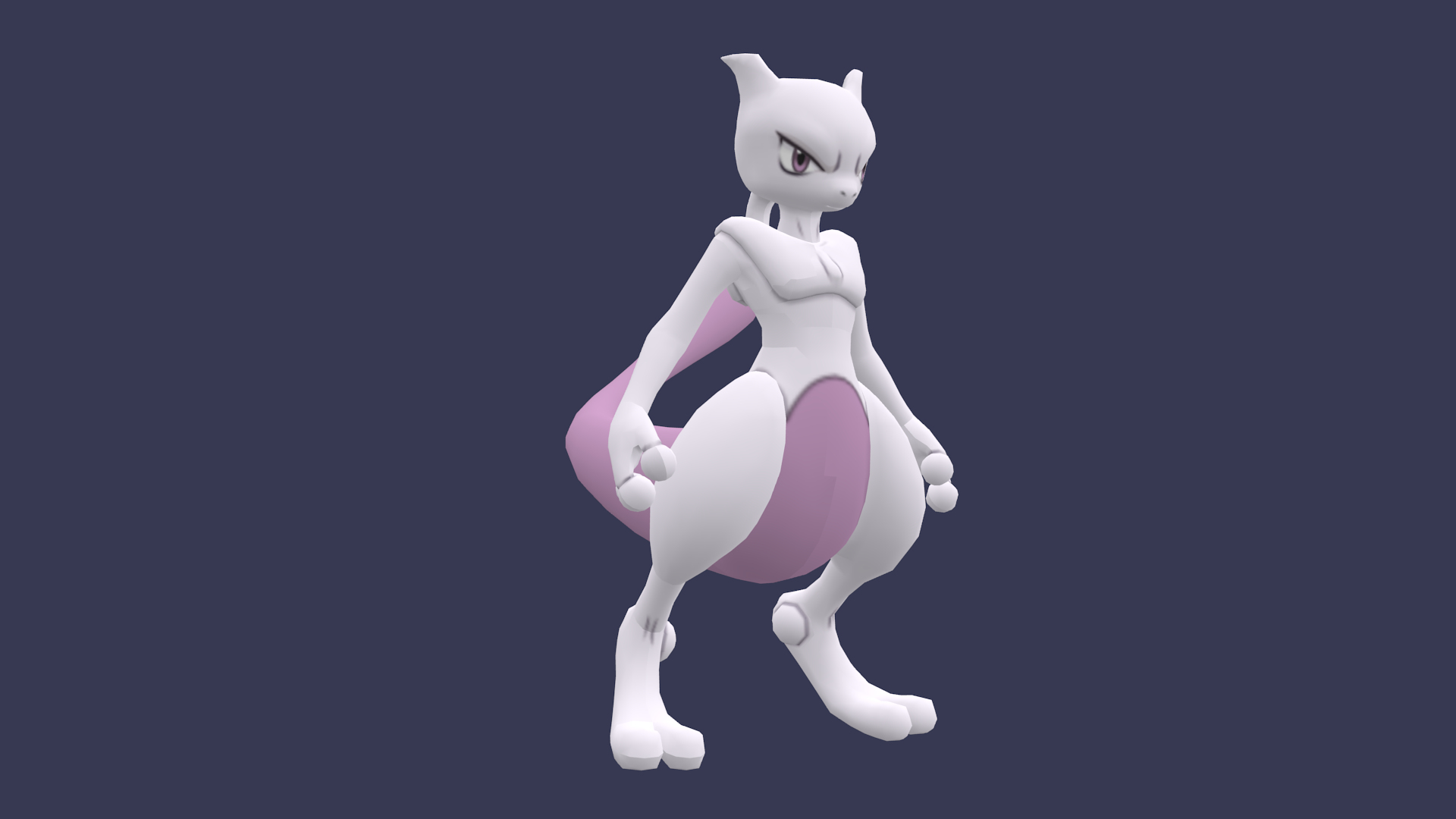 POKEMON Mewtwo Animated Game Already 3D - TurboSquid 1940376