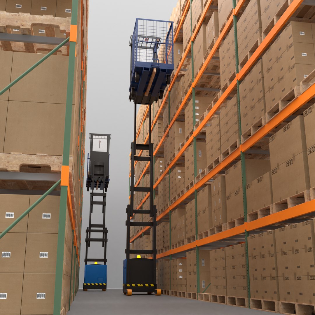 Order Picker 3D - TurboSquid 1798333