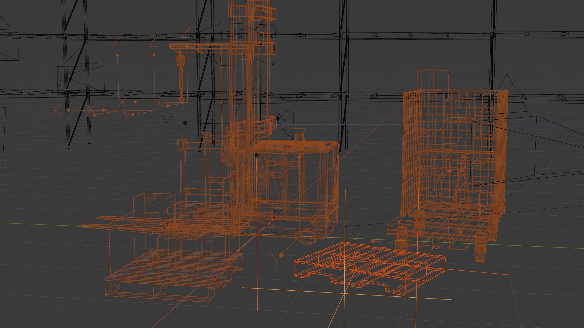 Order Picker 3D - TurboSquid 1798333