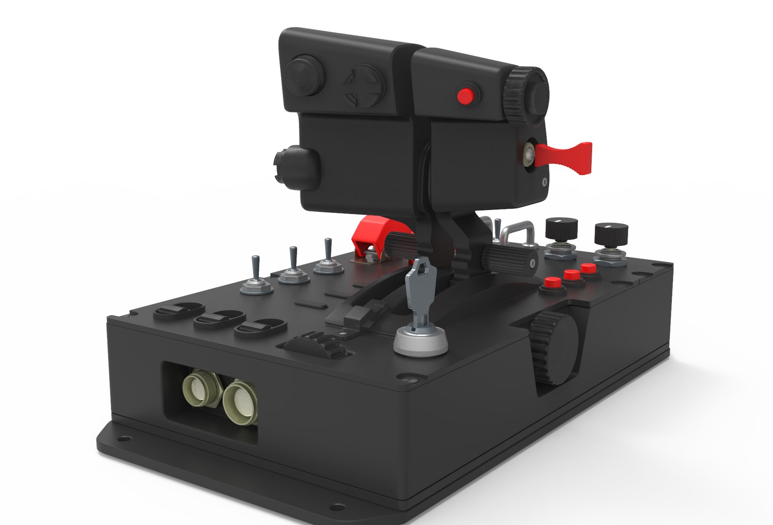 Aircraft Control Joystick Model - TurboSquid 2035908