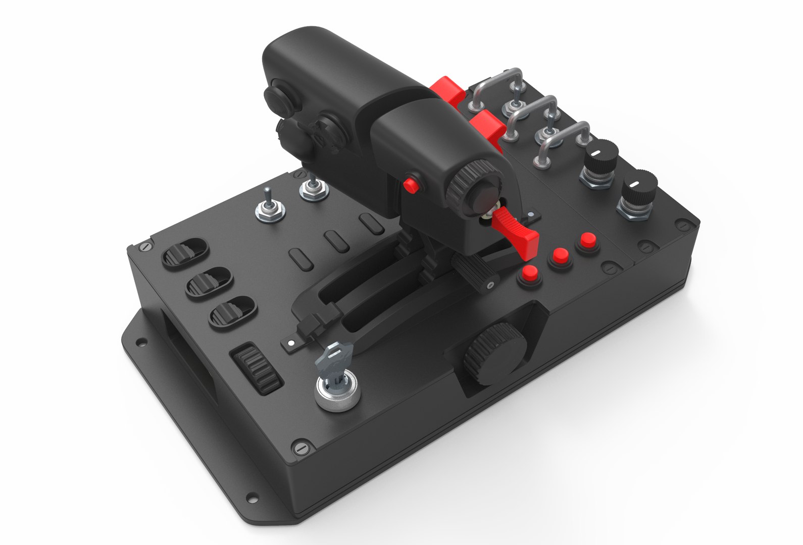 Aircraft control joystick model - TurboSquid 2035908