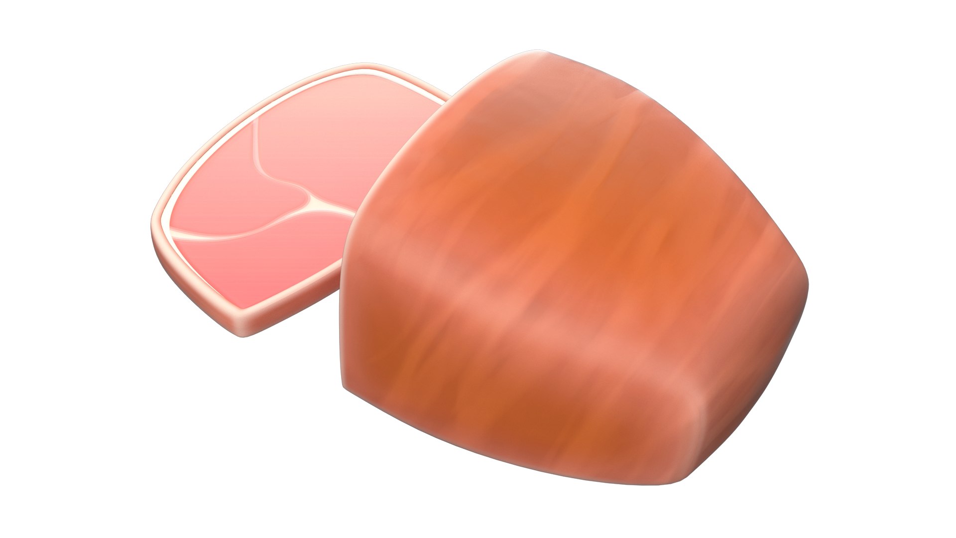 Cartoon Ham 3D model - TurboSquid 2078828