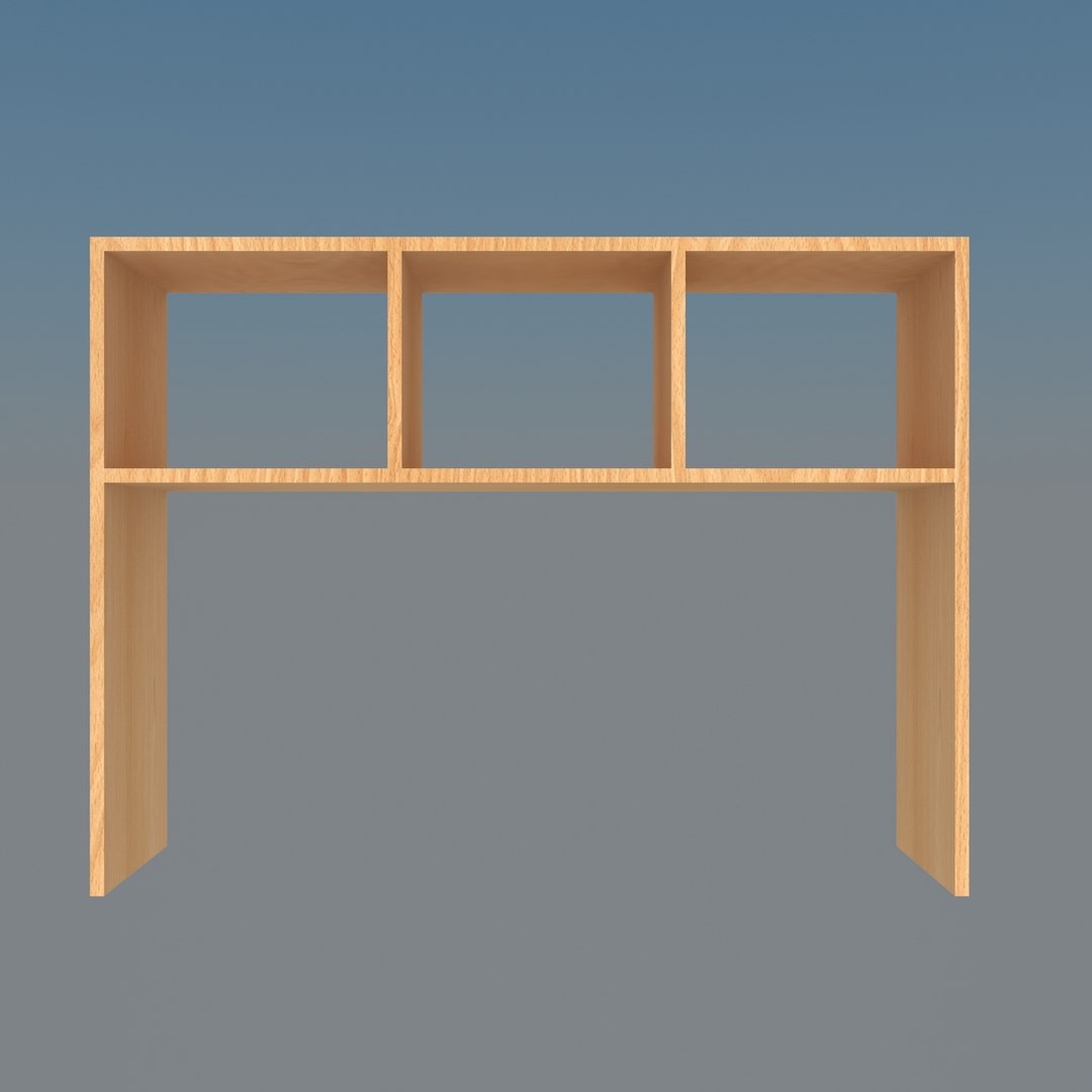 3D Table Shelf 3 Model - TurboSquid 1185336