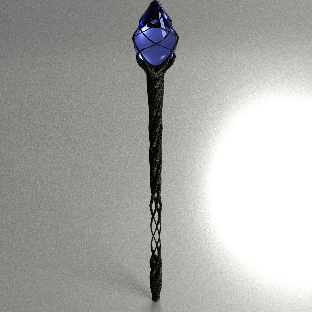 3d Staff Medieval Fantasy Model