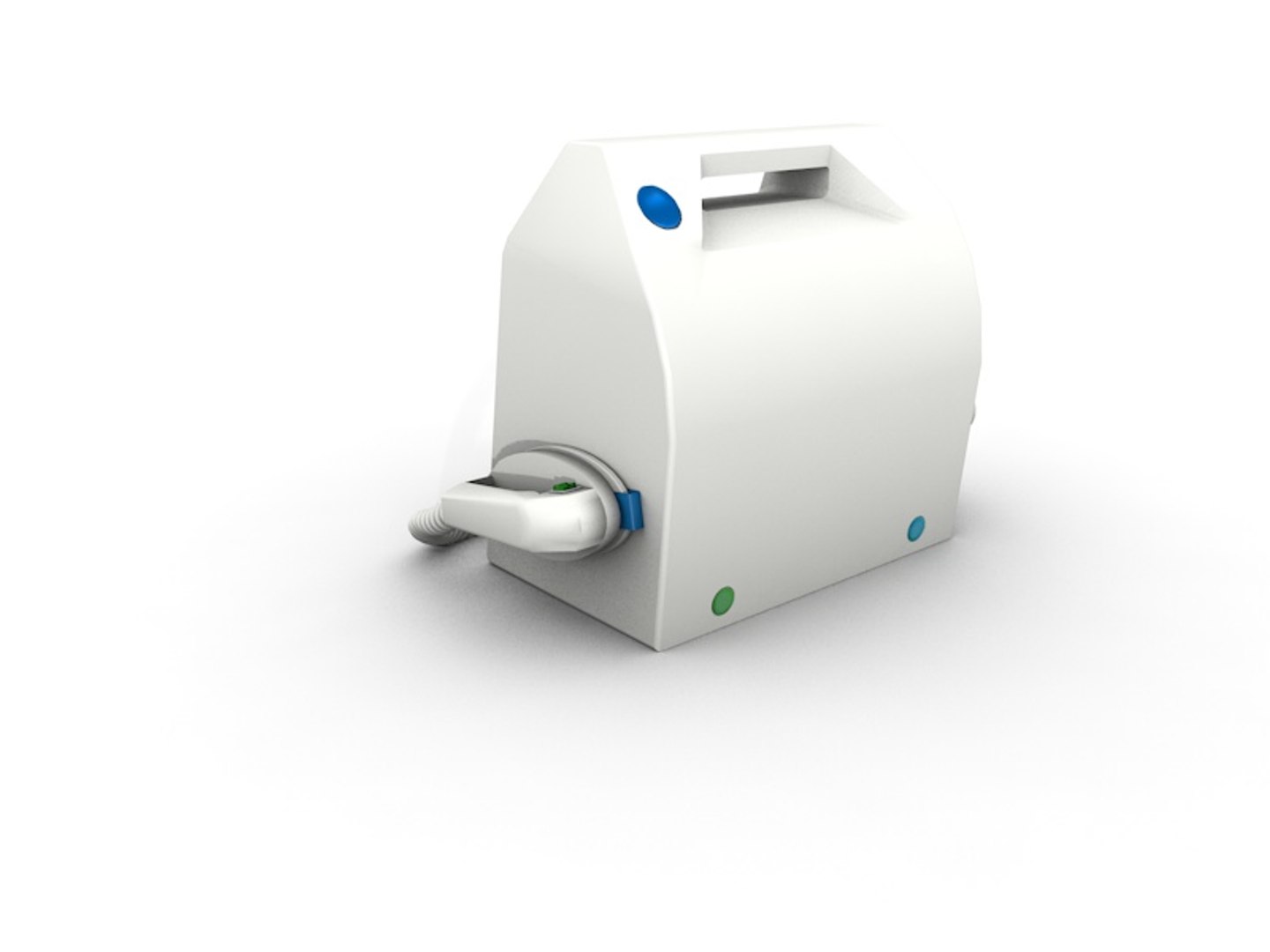 3d Model Of Clinical Defibrillator