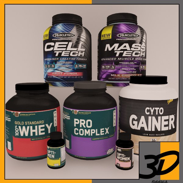 Optimum Nutrition 3D Models for Download | TurboSquid
