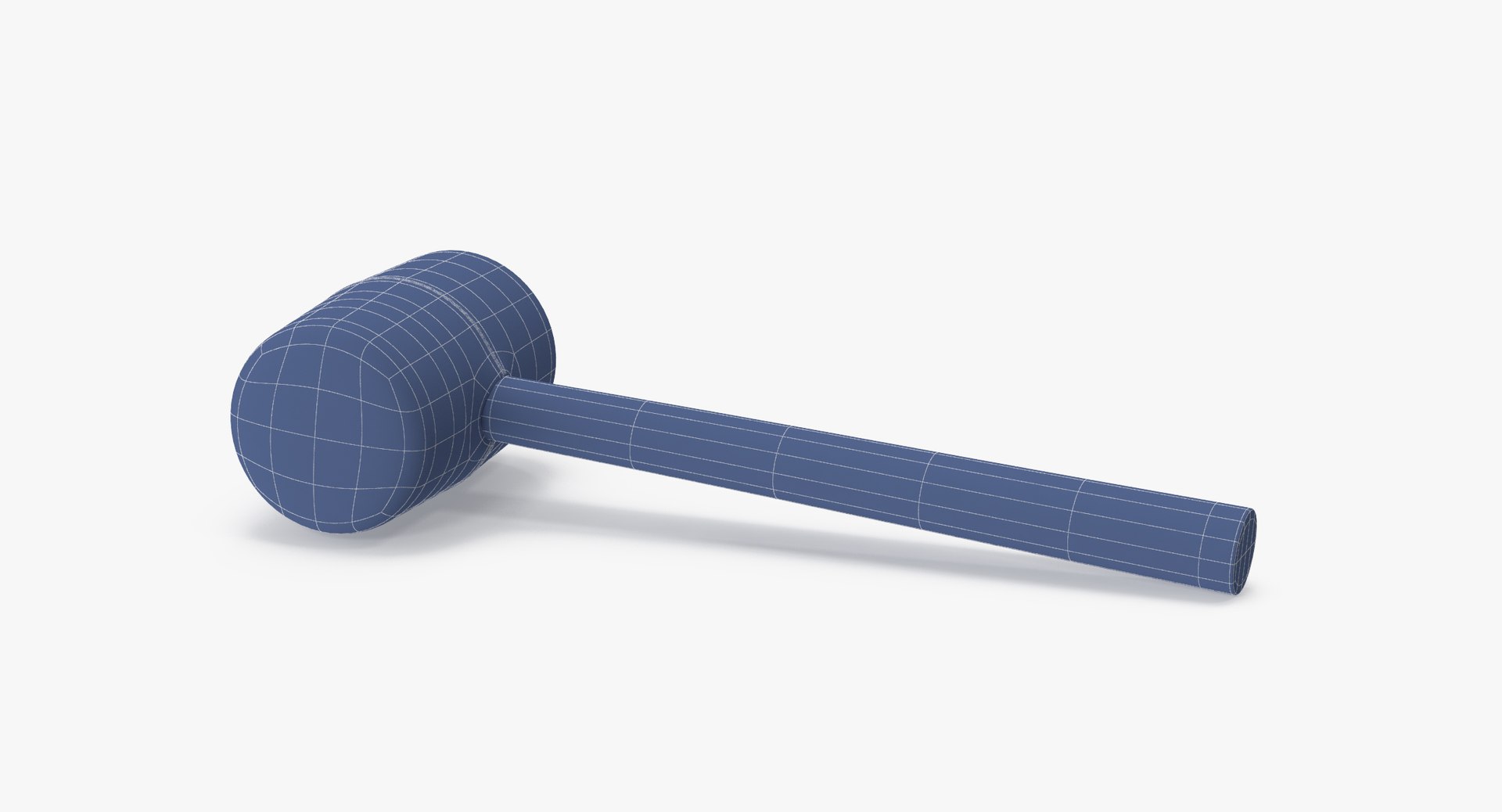 3d model rubber mallet