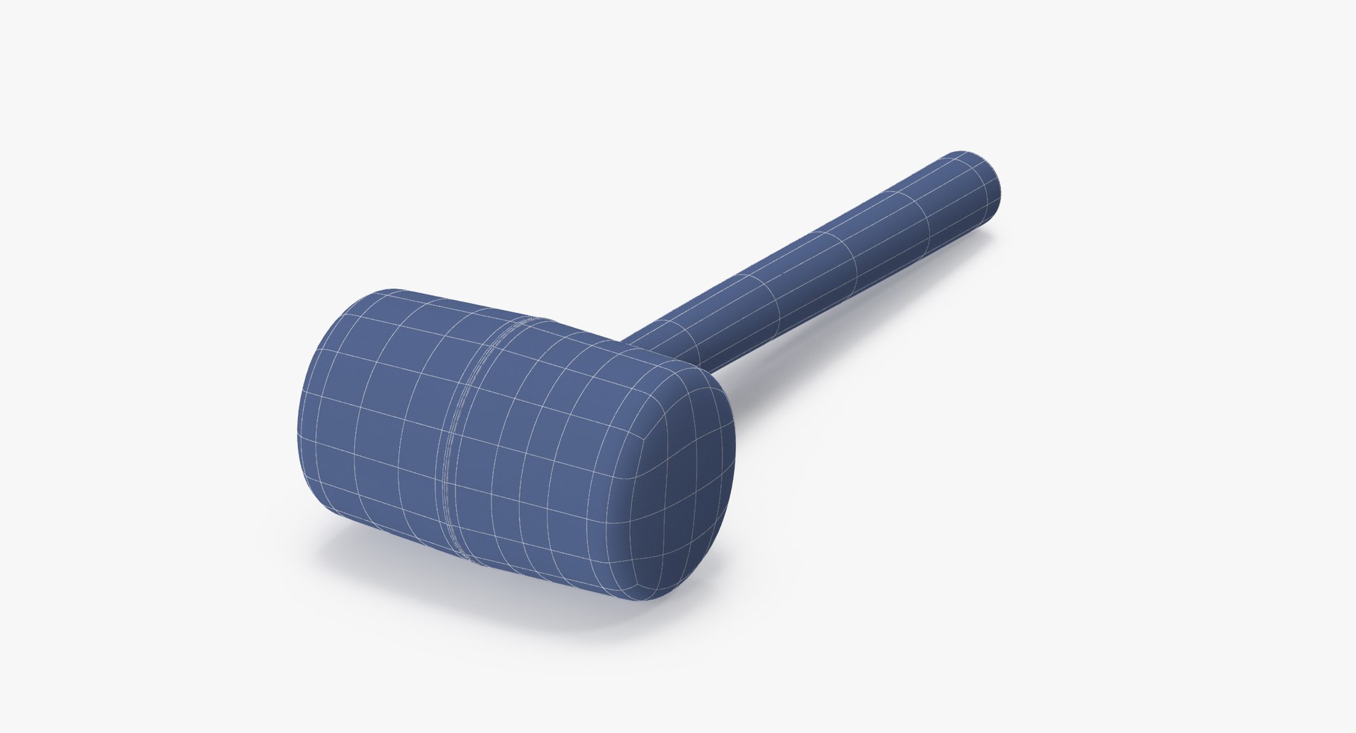 3d model rubber mallet