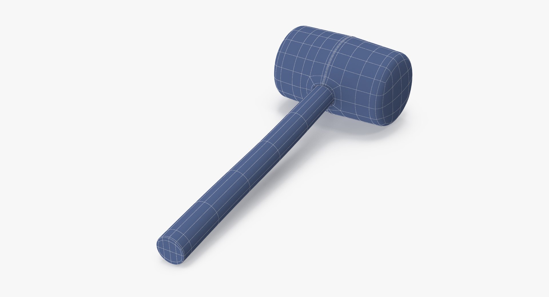 3d model rubber mallet