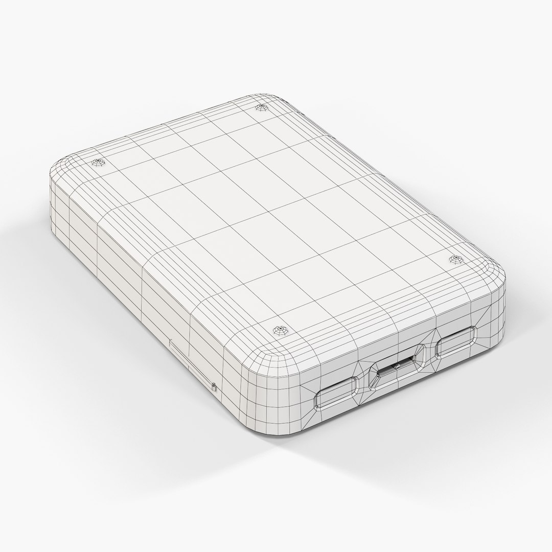 western digital passport wireless 3d obj