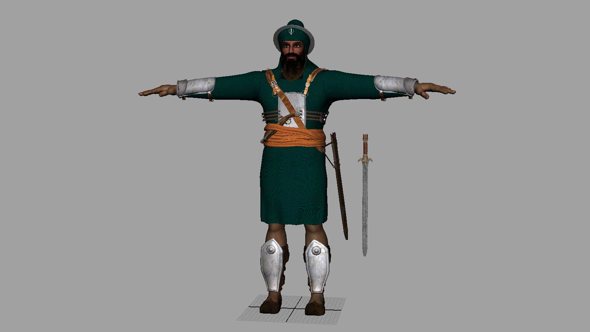 Singh Bahadur Warrior 3D Model - TurboSquid 1629115