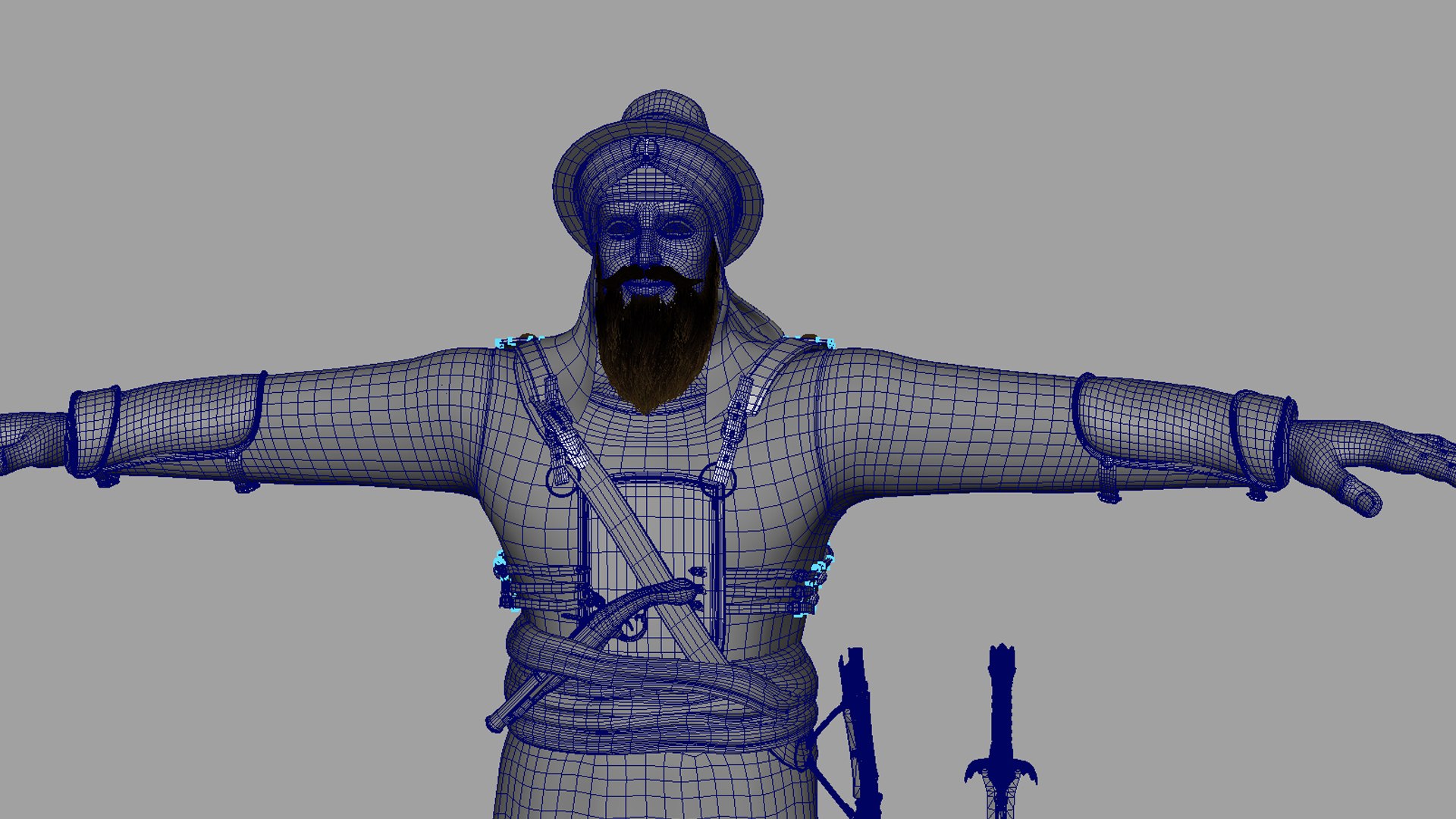 Singh Bahadur Warrior 3D Model - TurboSquid 1629115