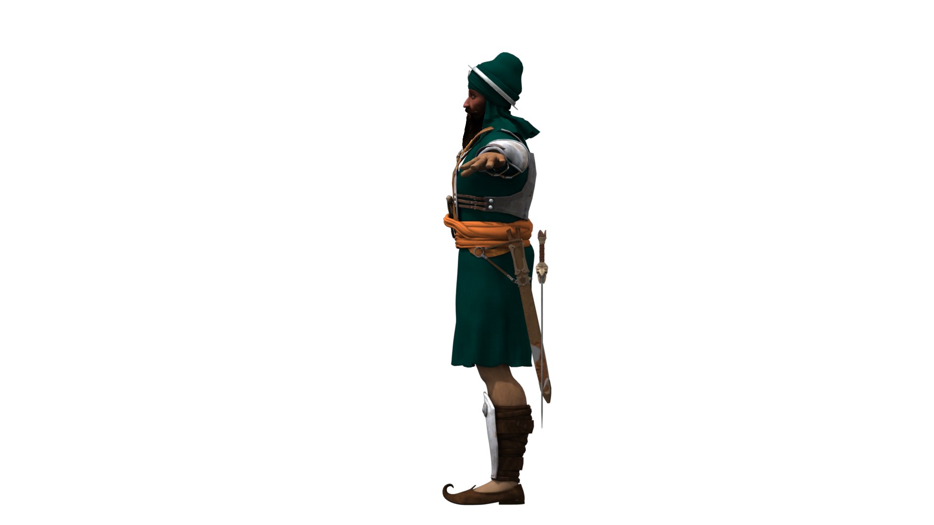 Singh Bahadur Warrior 3D Model - TurboSquid 1629115
