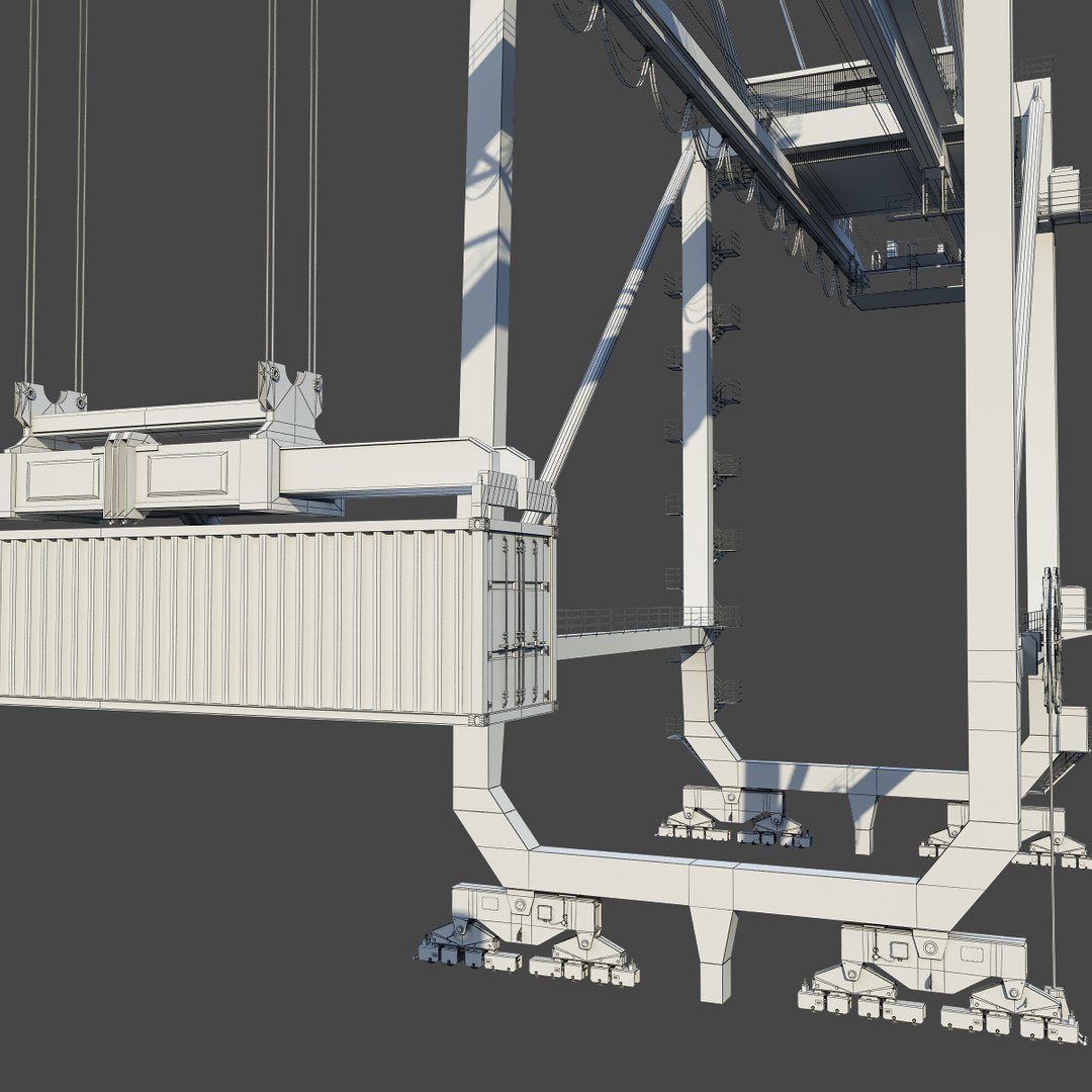 container crane 3d model