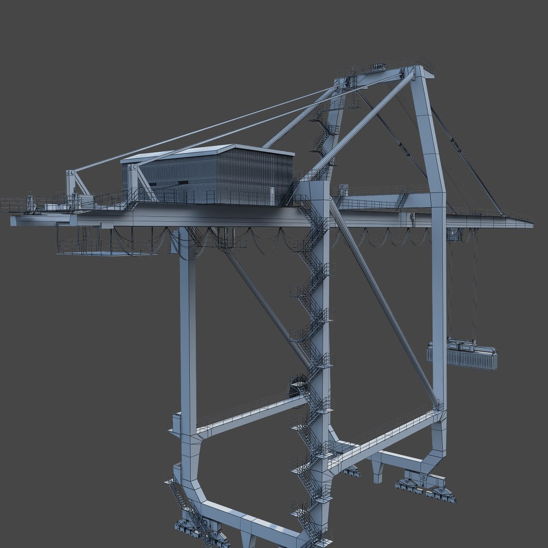 container crane 3d model