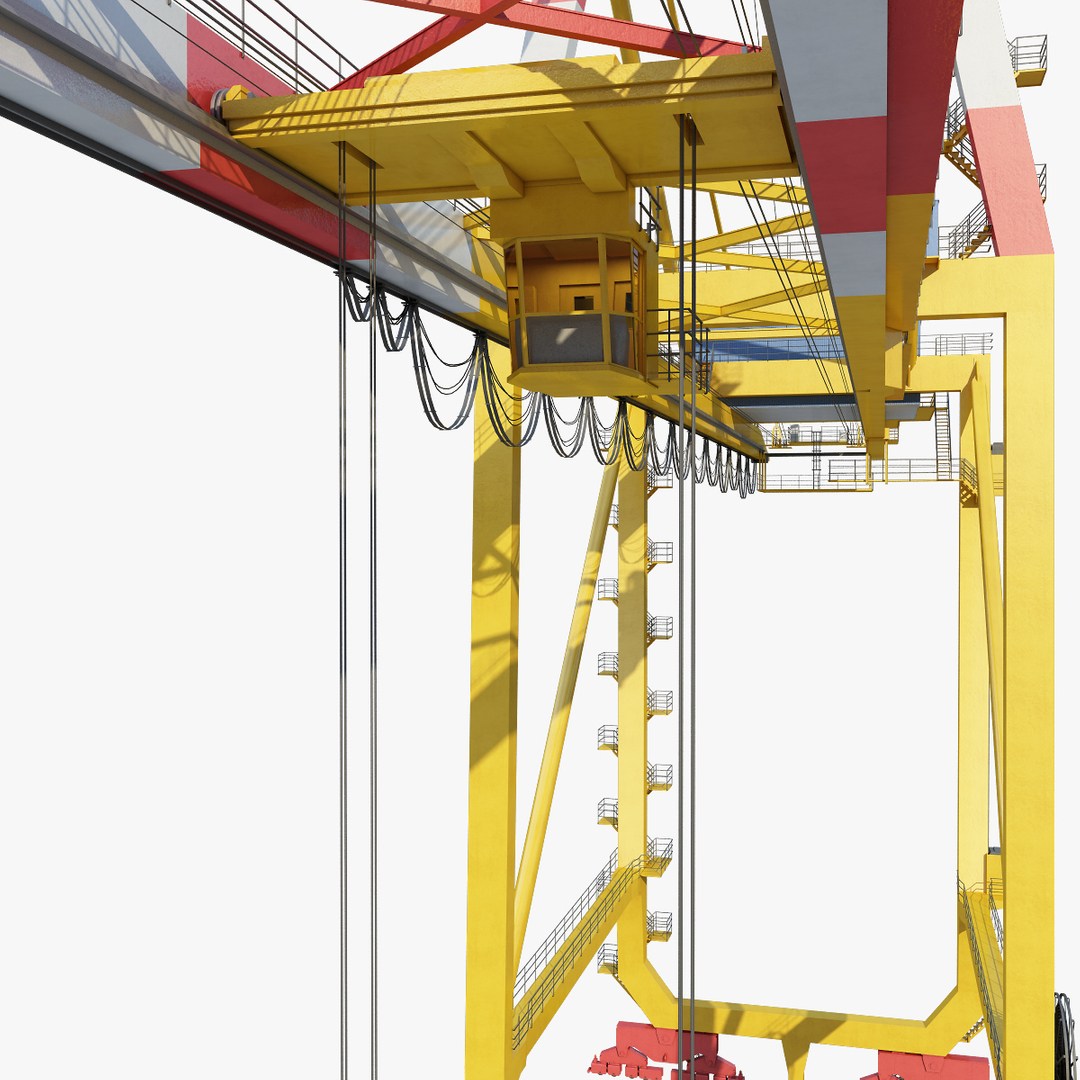 container crane 3d model