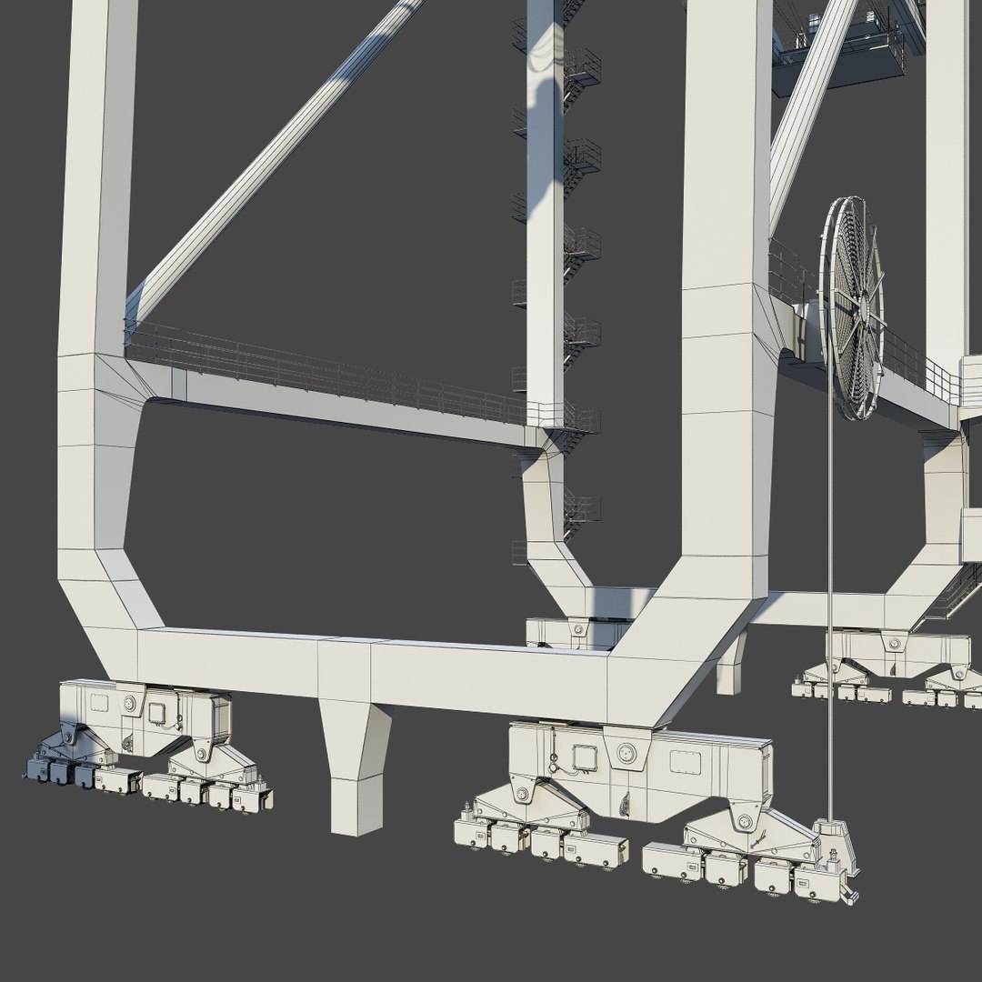 container crane 3d model