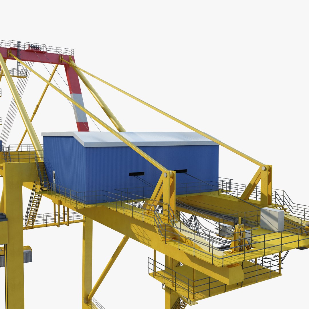 Container Crane 3d Model