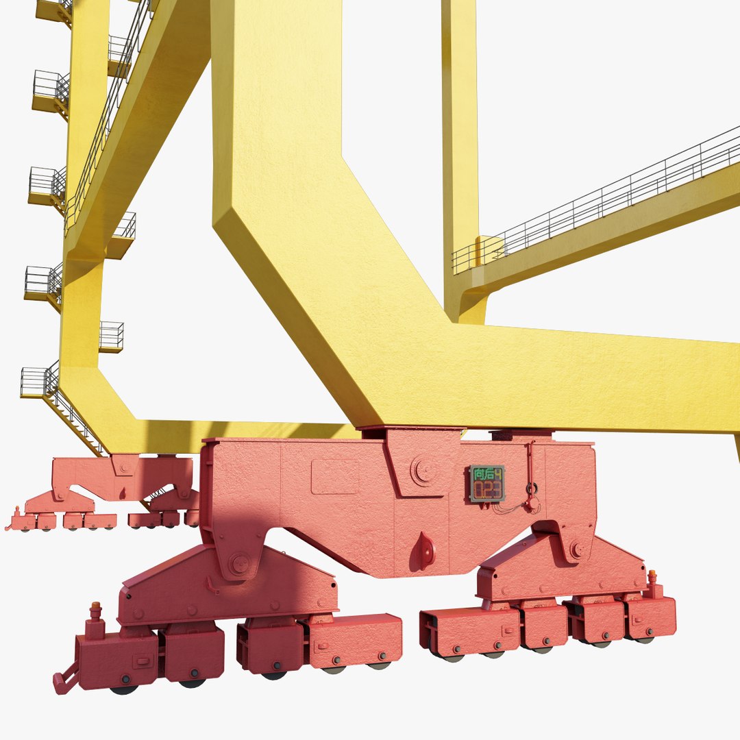 Container Crane 3d Model