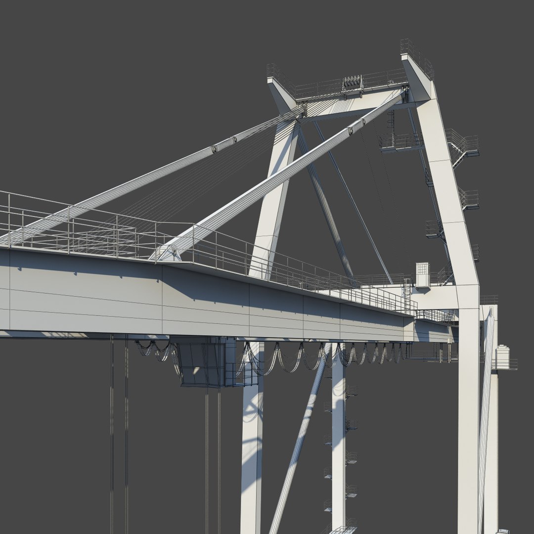 container crane 3d model
