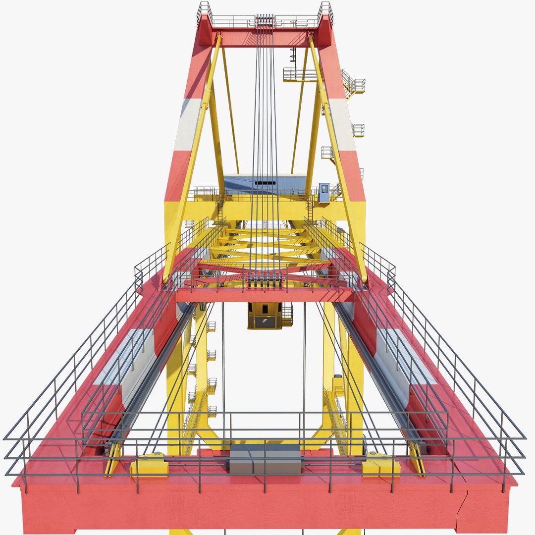 Container Crane 3d Model