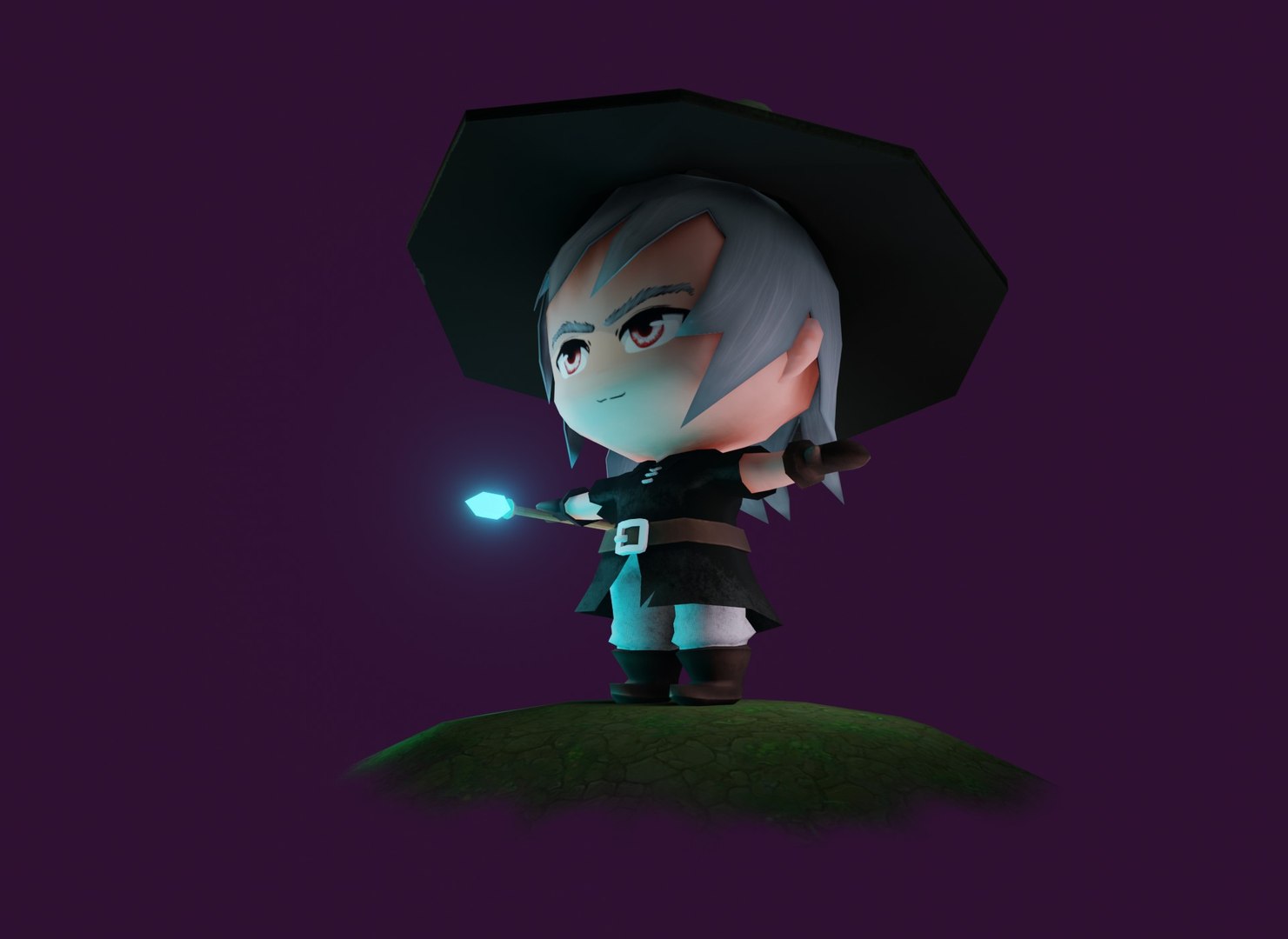 Mage Chibi Rigged 3D Model 3D Model - TurboSquid 1985136