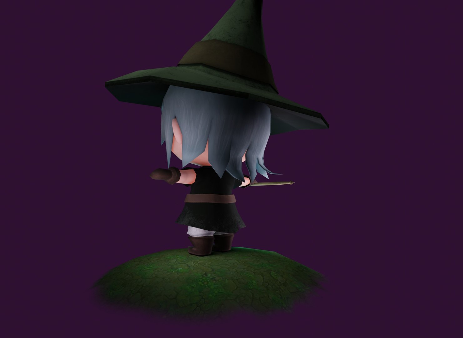Mage Chibi Rigged 3D Model 3D Model - TurboSquid 1985136