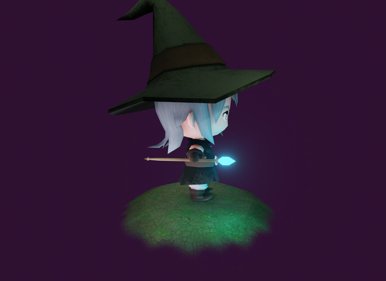 Mage Chibi Rigged 3D Model 3D Model - TurboSquid 1985136