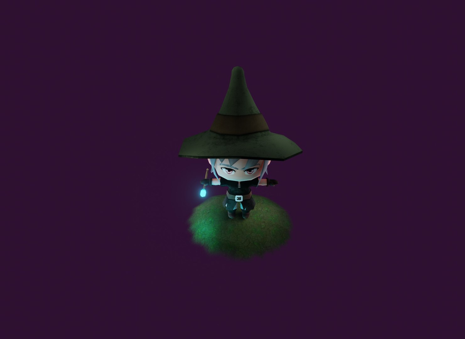 Mage Chibi Rigged 3D Model 3D Model - TurboSquid 1985136