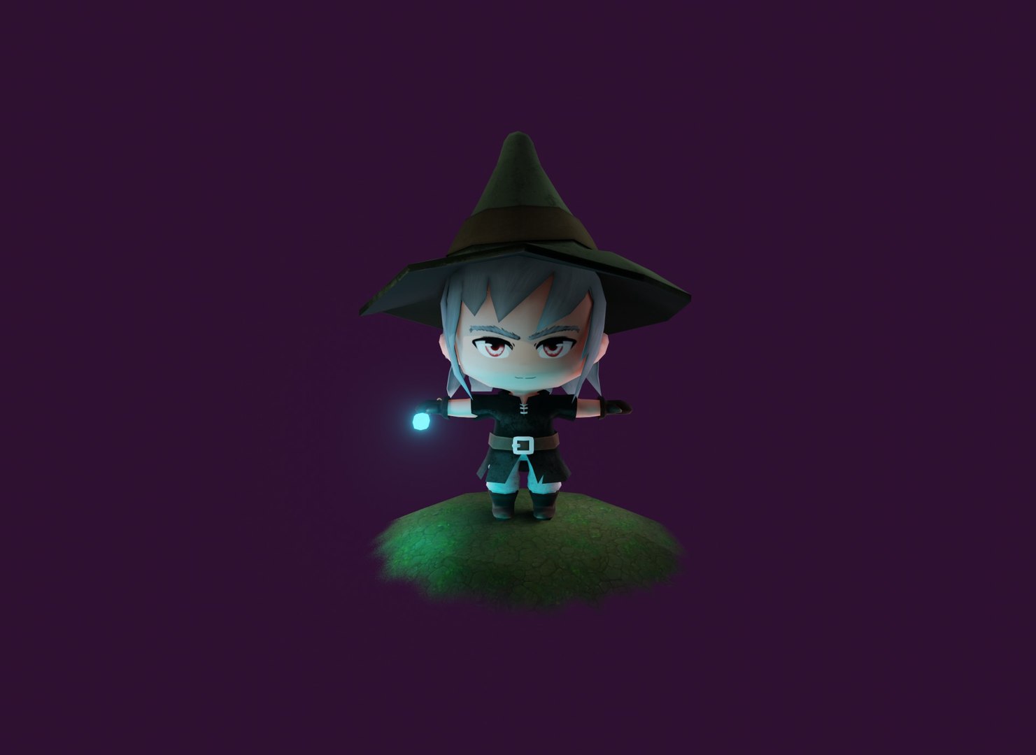 Mage Chibi Rigged 3D Model 3D Model - TurboSquid 1985136